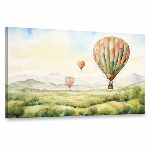 Интерьерная картина 100х60 "воздушный шар"