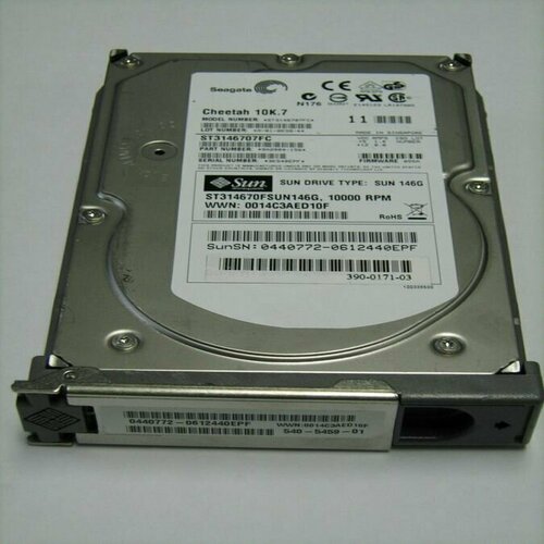 542-0166 Жесткий диск Sun 600GB 3.5' 15000 RPM SAS 6Gbps для сервера