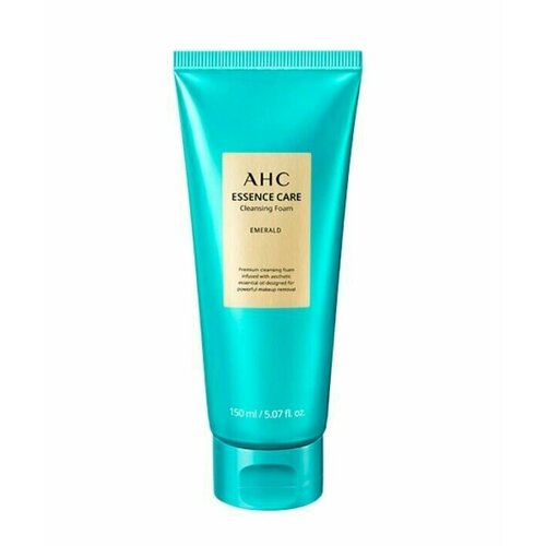 AHC Очищающая пенка с цветочным экстрактом Essence Care Cleansing Foam Emerald, 150мл.