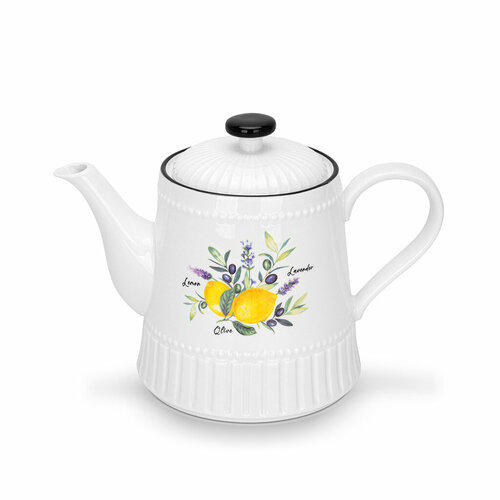 FISSMAN Фарфоровый заварочный чайник Provence 1 л
