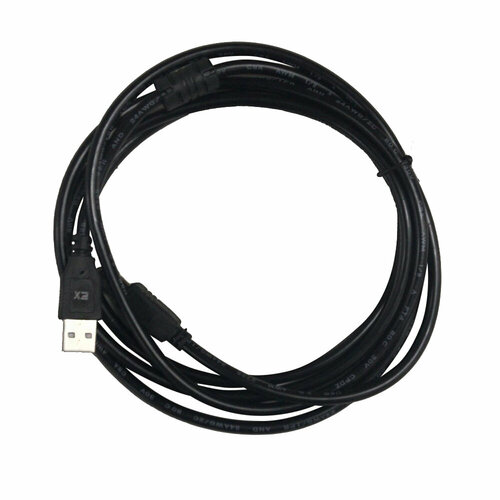 Кабель USB 2.0 A(m) - USB 2.0 A(f) Exployd EX-K-1399 EASY, 1.0м, цвет: чёрный