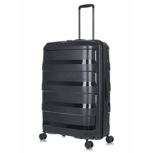 Чемодан L'case Monaco, 129 л, размер L, черный