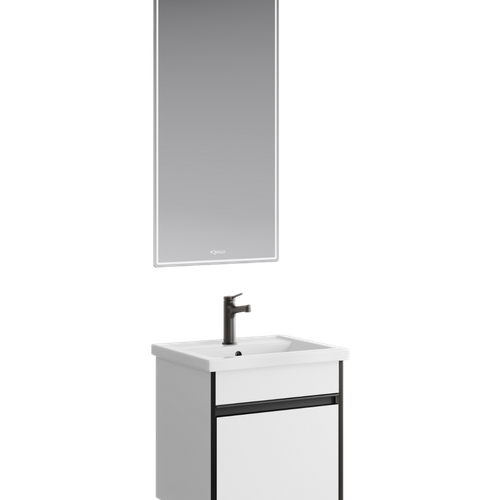 Мебель для ванной Aqwella Urban 45, подвесная, белая глянцевая