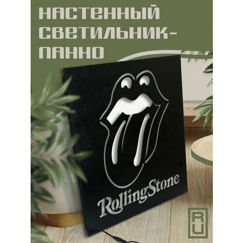 Настенный светильник панно, музыка Rolling Stone - 1553