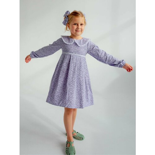 Платье, размер 116-122, фиолетовый
