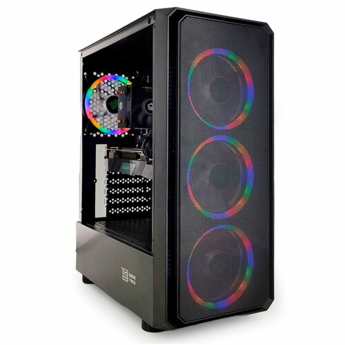 Игровой PC юкомс i3 2100, RTX 2070 Super 8GB, HDD 1TB, SSD 480GB, 16GB DDR3, БП 600W, win 10 pro, Black game case