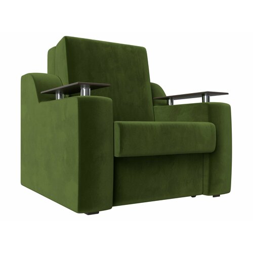 Кресло-кровать Лига Диванов Сенатор 80 Микровельвет Зеленый