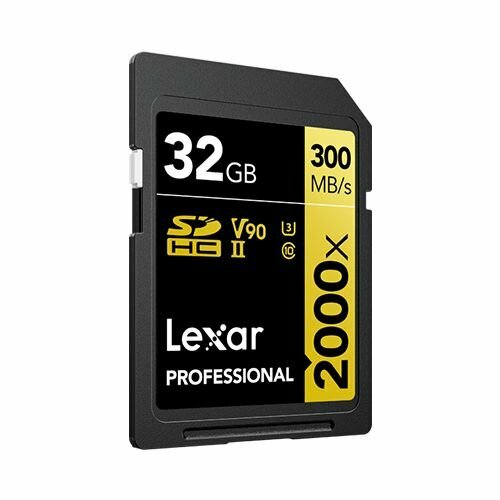 32Gb Карта памяти Lexar Professional 2000x SDHC/SDXC GOLD Series(LSD2000032G-BNNNG)