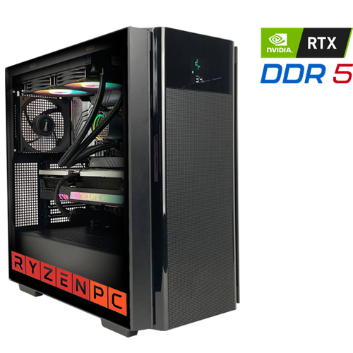 Настольный компьютер RyzenPC GAME 83508579 (AMD Ryzen 5 7600 3.8 ГГц, AMD B650, 16 DDR5, SSD: 500, NVIDIA GeForce RTX 3060 Ti 8 Гб, WI-FI, Без привода, 750 Вт, Deepcool CH510 Mesh Digital, ОС не установлена)