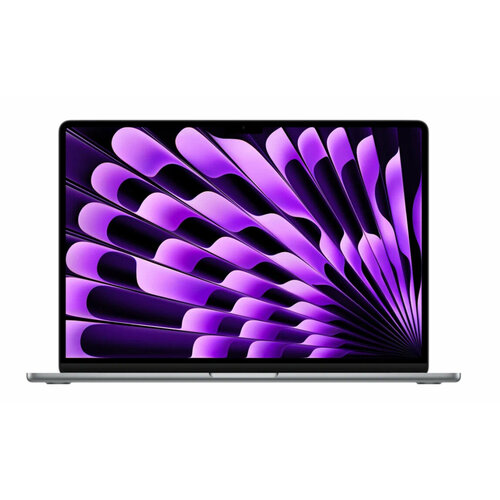 15.3" Ноутбук Apple MacBook Air 15 2023 2880x1864, Apple M2, RAM 8 ГБ, SSD 256 ГБ, Apple graphics 10-core, macOS, MQKP3LL/A, space gray, Русская раскладка