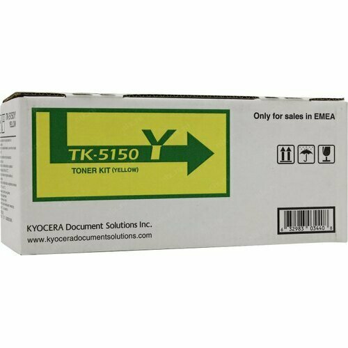 Тонер-картридж Kyocera TK-5150Y для ECOSYS P6130cdn, M6530cdn желтый (10 000 стр.)