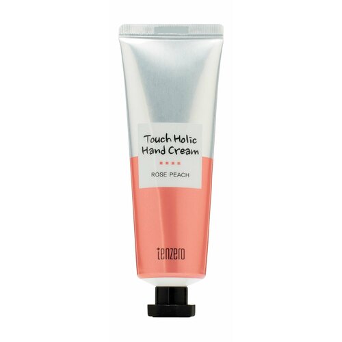 Парфюмированный крем для рук с ароматом персика и розы / Tenzero Touch Holic Rose Peach Hand Cream