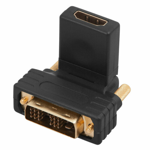 Переходник поворотный, штекер DVI-D - гнездо HDMI REXANT 10 шт арт. 17-6812