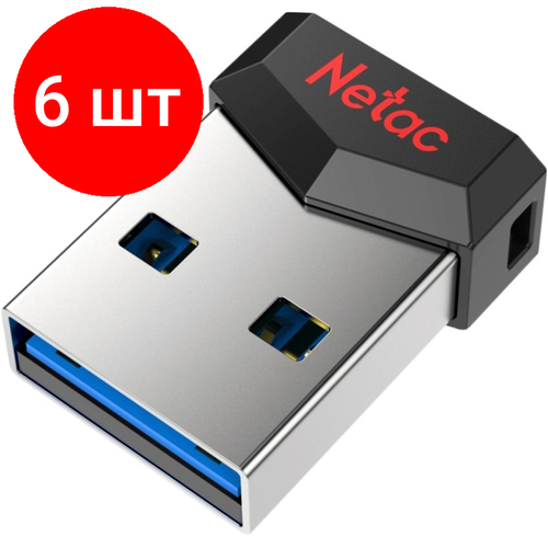 Комплект 6 штук, Флеш-память Netac UM81 USB2.0 Ultra compact Flash Drive 16GB