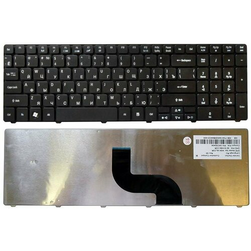 Клавиатура для ноутбука Acer 90.4CH07. S0R, Чёрная, Матовая
