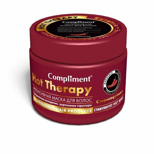 Маска для волос Compliment Hot Therapy, интенсивная, профилактика выпадения, 500 мл (комплект из 3 шт)