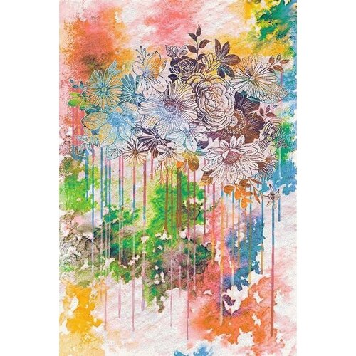 Шерстяной ковер Hunnu Цветы 6A1883 175 2 x 3 м.