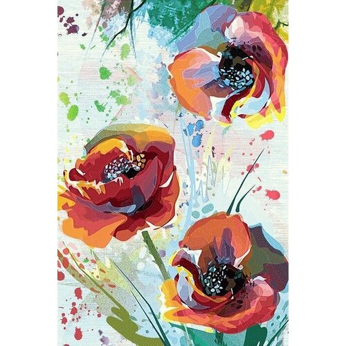 Шерстяной ковер Hunnu Цветы 6A1616 001 1.6 x 2.3 м.