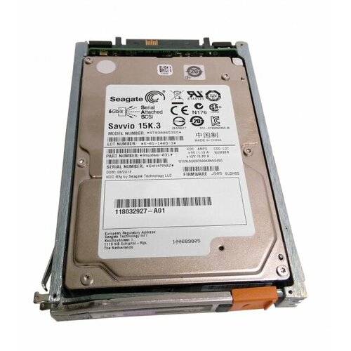 Жесткий диск EMC 005050844 300Gb SAS 2,5" HDD