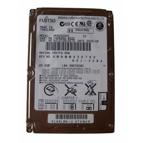 Жесткий диск Fujitsu MHR2020AT 20Gb 4200 IDE 2,5" HDD