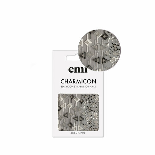 E.Mi, 3D-стикеры №№198 Футуризм Charmicon 3D Silicone Stickers