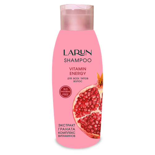 Шампунь для всех типов волос Larun Vitamin Energy, 500мл