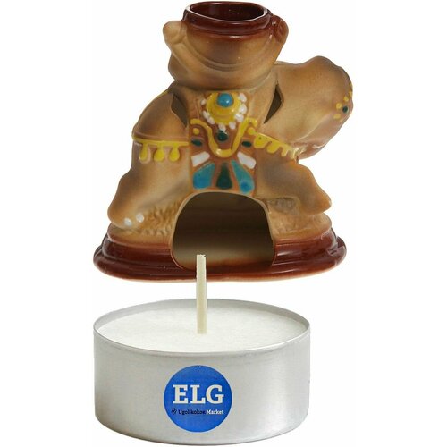 Аромалампа "Слон" средний + свеча в гильзе ELG