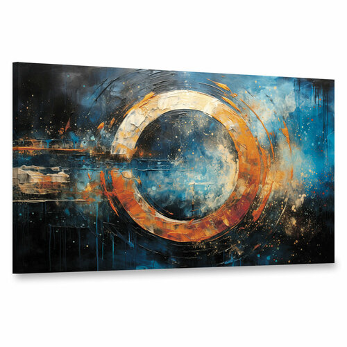 Интерьерная картина 100х60 "Символы Бесконечности: Космос"