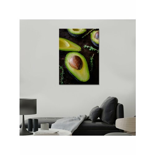 Картина на холсте с подрамником Авокадо 50х70