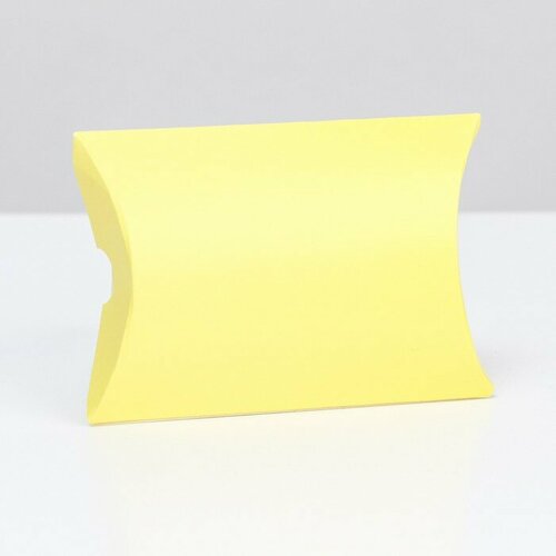 Коробка складная, подушка, жёлтая, 11 х 8 х 2 см, 9545918