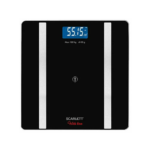 Весы напольные Scarlett SC-BS33ED112 диагностика с Bluetooth
