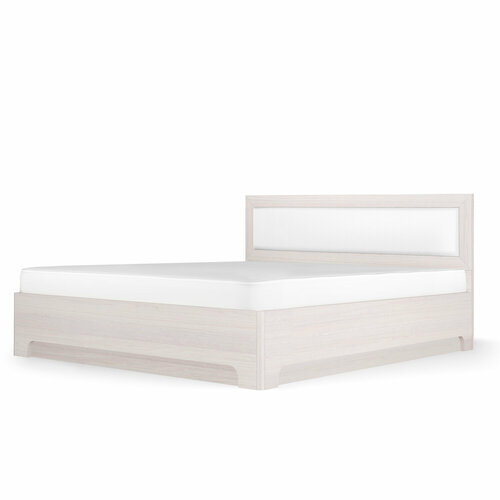 Кровать с подъемным основанием и мягкой спинкой 160х200 белая Парма Нео Кураж