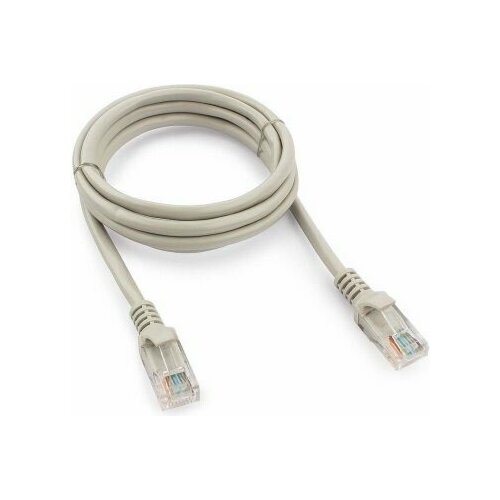 Патч-корд медный F/UTP, категория 5e, 26 AWG (0,48 мм), экранированный, LSZH, серый, 5 м