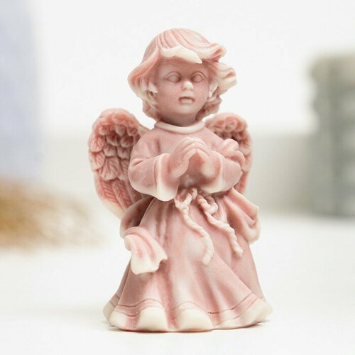 Сувениры из мраморной крошки Фигура "Ангелочек молящийся " 6см
