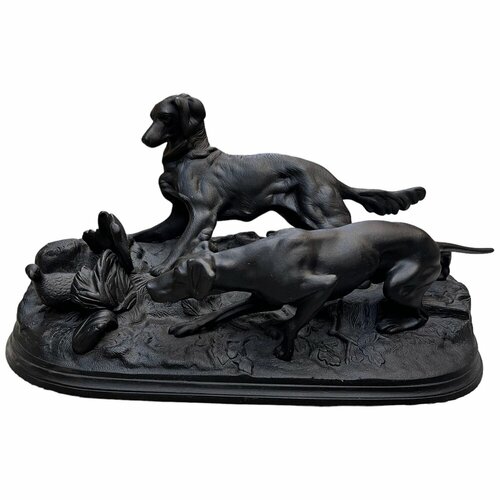 Чугунная скульптура "Собаки на стойке" 1964 г. Автор Пьер-Жюль Мен, Касли, СССР