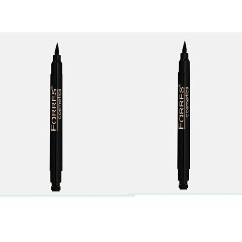 Farres cosmetic Подводка фломастер для глаз + штампик сердце, 6 г - 2 шт