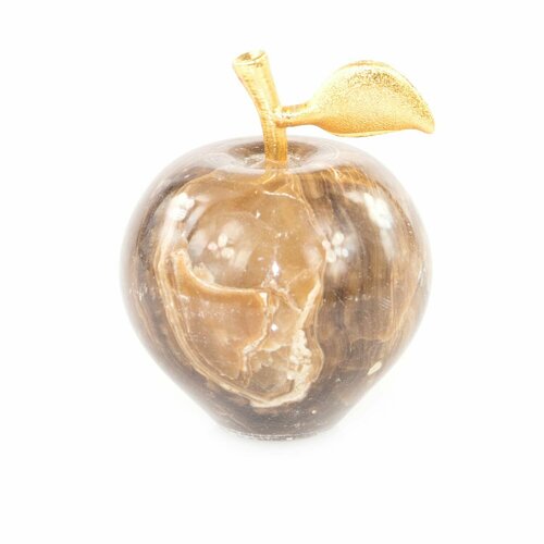 Яблоко сувенирное оникс коричневый 5х6 см (2) 121811