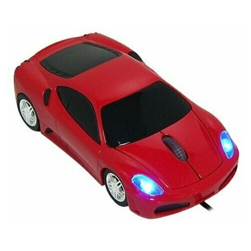Мышь QUMO Q-DRIVE проводная оптическая Ferrari F430 (Цвет красный)