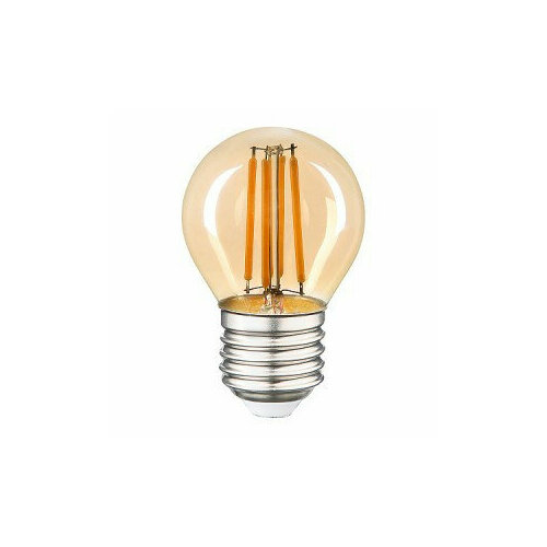 Светодиодная LED лампа General филамент Шар E27 15W 4500K 4K 35x98 (нитевидная) празрачнаяGLDEN-G45S-15-230-E27 4500 661438 (упаковка 14 штук)