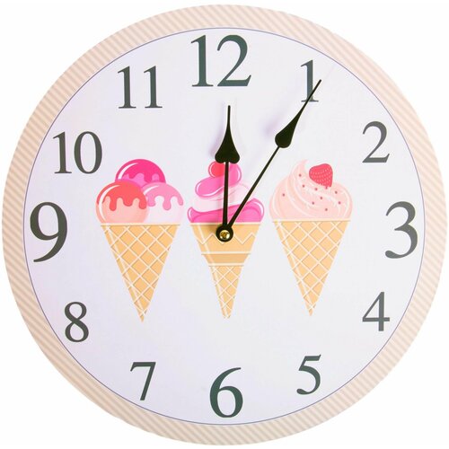 Часы настенные Мороженое №1 34 см