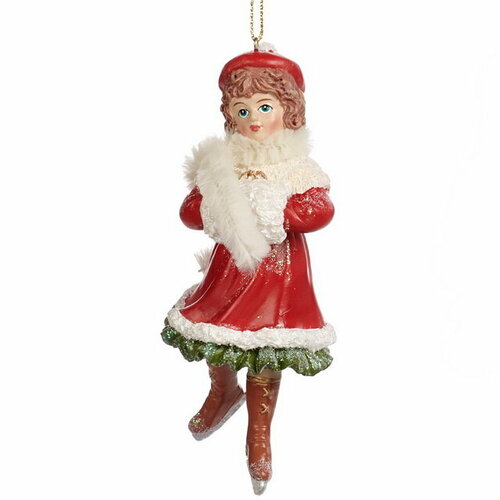Goodwill Елочная игрушка Девочка Джофранка на коньках - Christmas Carol 13 см, подвеска TR 23020