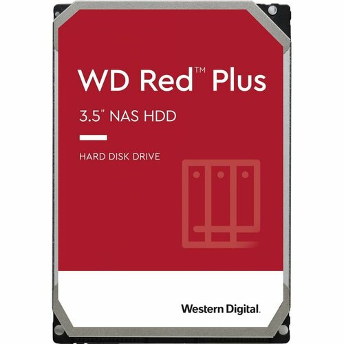 Жесткий диск Western Digital Original NAS Red Plus SATA-III/14Tb/3.5 (WD140EFGX)
