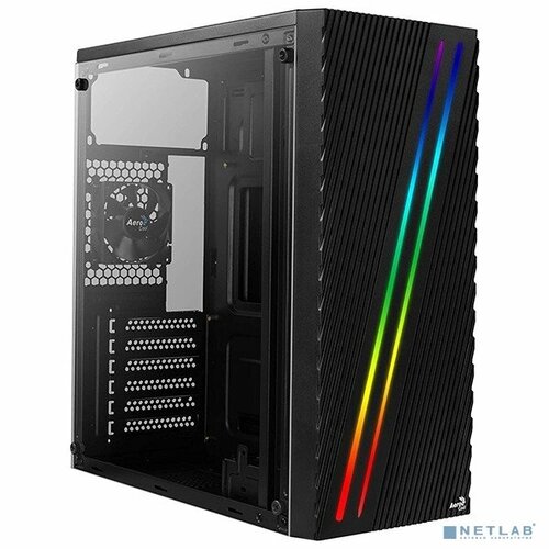 AEROCOOL Корпус Корпус Mid Tower Aerocool Streak RGB (ATX/micro-ATX/mini-ITX, без БП) (4718009158573) чёрный