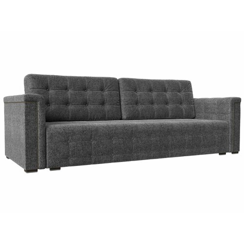 Прямой диван-кровать Лига-002, Рогожка Серый