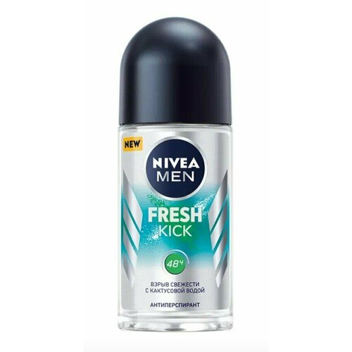 Набор из 3 штук Део-шарик мужской Nivea Men Fresh Kick 50мл