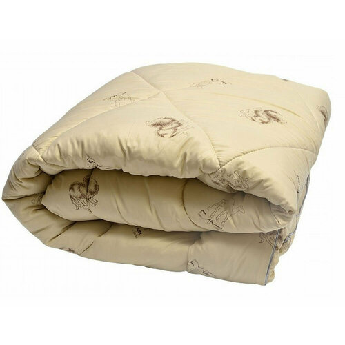 Одеяло из овечьей шерсти 1,5 спальное - ЭК - Среднее (полиэстер)