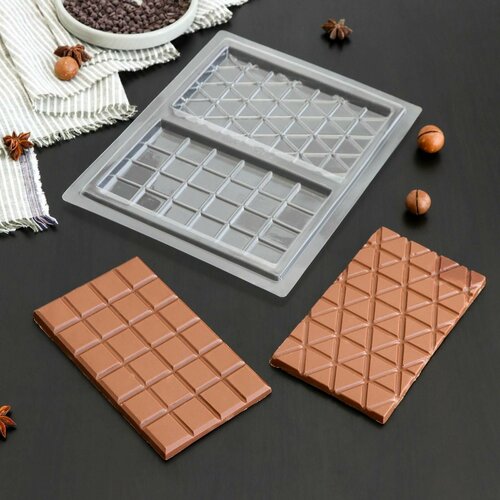 Форма для шоколада и конфет Плитка шоколада, 26,5х21 см