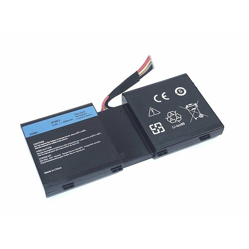 Аккумулятор для ноутбука Dell Alienware 17 R1 (2F8K3) 14.8V 4400mAh черная OEM