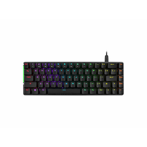 Клавиатура проводная механическая ASUS ROG Falchion Ace (ROG NX Red switches), USB-C, RGB, Черный, 90MP0346-BKRA00