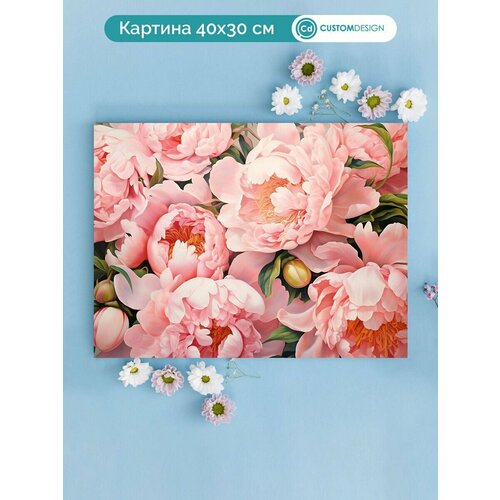 Картина на стену Пионы 30x40 см №246